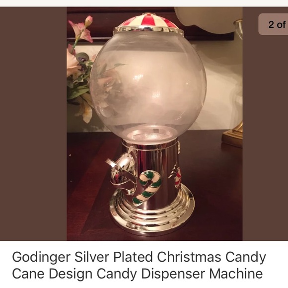 Godinger | Holiday | Godinger Silver Plated Christmas Candy Dispenser ...